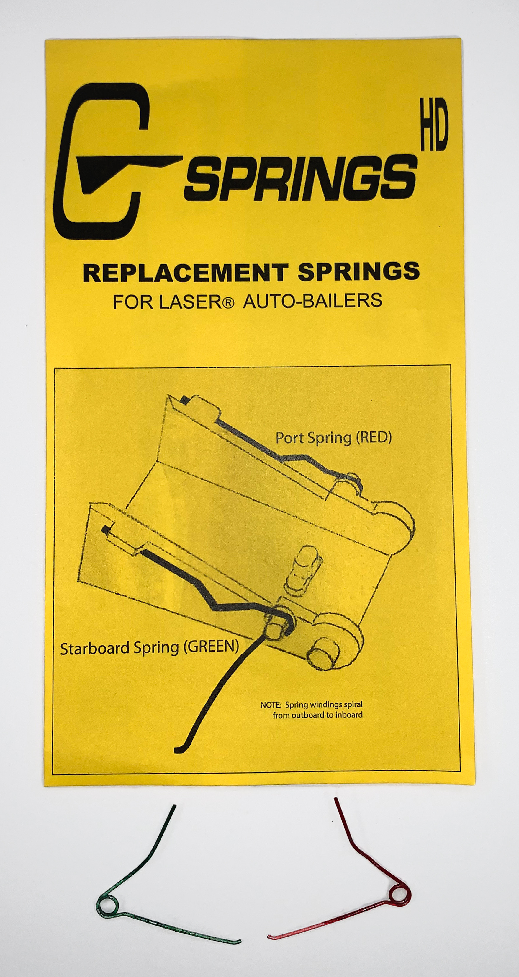 ILCA / Laser C Vane Bailer Spring Upgrade